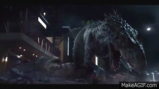 Jurassic World Ending Battle Trex Vs Irex (HD) on Make a GIF
