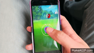 Pokemon GO Episode #1 - CATCHING POKEMON! on Make a GIF