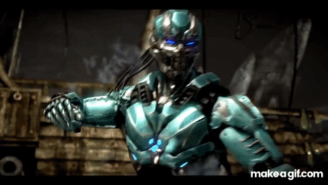Mortal Kombat XL - Triborg Victory Pose on Make a GIF