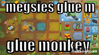 Can 1 Glue Gunner Only Beat ALL 100 Rounds? (Bloons TD 6) on Make a GIF