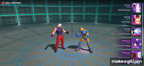 Omega Rugal KOF 98 All Skills and Special/Desperation Moves on Make a GIF