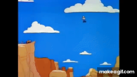 The Simpsons - Homer Jumps Springfield Gorge [ Uncut ] on Make a GIF