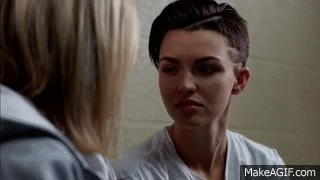 first kiss with ruby rose on Make a GIF