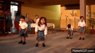 Nursery Kids Performing Lungi Dance @ North Point School on Make a GIF