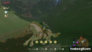 Zelda Breath of the Wild Gameplay: Riding Deer in Breath of the Wild ...