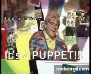 It’s a puppet! on Make a GIF