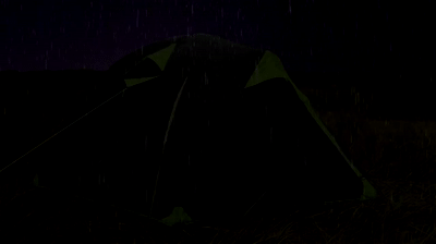 ⚡️ Thunderstorm & Rain On Tent Sounds For Sleeping ~ Lightning Drops ...