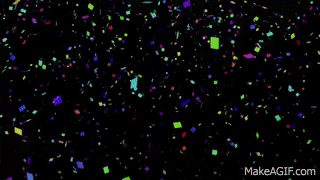 Free Looping Video Background of Confetti for New Years on Make a GIF