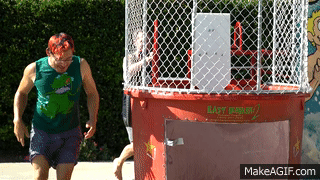 Ice Dunk Tank Challenge!! Ft. Markiplier! on Make a GIF