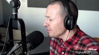 Chester Bennington's cry for HELP! Linkin Park on Make a GIF
