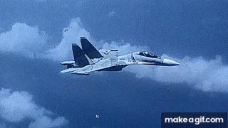 Venezuela SU-30 Flanker Aggressively Shadows a U.S. EP-3 Aircraft ...