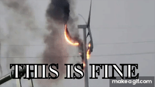 Wind turbine catches fire after being struck by lightning on Make a GIF