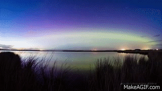 Night of the Northern Lights on Make a GIF