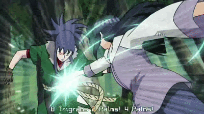Hinata Hyuga: Eight Trigrams 32 Palms HD on Make a GIF