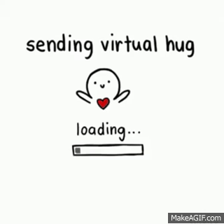 Sending Virtual Hug on Make a GIF