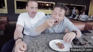 What's Jamie Eating Today? #26 | Barbecoa Snickers Dessert! on Make a GIF