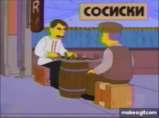 Simpsons - Russian directions/chess on Make a GIF