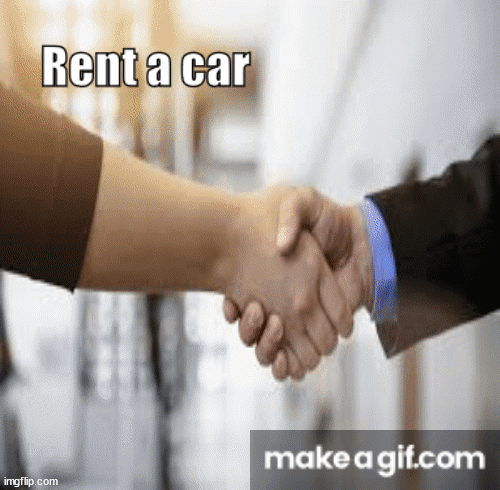 Rent a car on Make a GIF