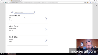 PowerApps Search Function on Make a GIF
