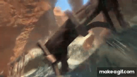 Tangled (2010) - Water Dam Scene (5/10) | Cartoon Clips on Make a GIF