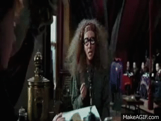 First Divination Lesson - Sibyl Trelawney (Emma Thompson) on Make a GIF