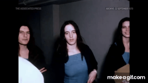 Charles Manson follower gets parole, walks free on Make a GIF