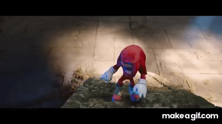 Sonic the Hedgehog 2 (2022) - Sonic vs. Knuckles Scene (6/10) | Movieclips on Make a GIF