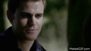 The vampire diaries 1x01 Pilot Stefan & Elena meet again. on Make a GIF