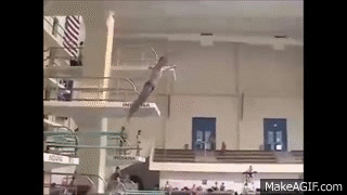 Diving Fail Compilation on Make a GIF
