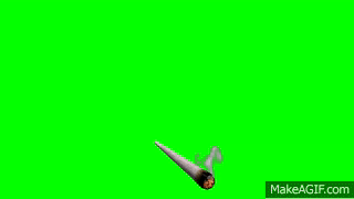 Smoking Joint (Green Screen) on Make a GIF