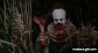 It 2017, Pennywise waving with cut off arm on Make a GIF