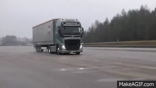 Volvo Trucks - Emergency braking at its best! on Make a GIF