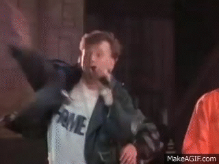 New Kids On The Block - Hangin' Tough on Make a GIF