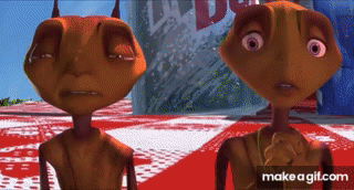 Antz (1998) - 'The Big Shoe' scene [1080p] on Make a GIF