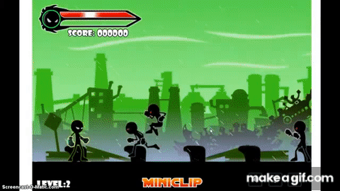 StickMan on MiniClip on Make a GIF