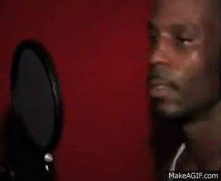 DMX barking on Make a GIF