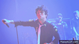 Green Day - Holiday [Live] on Make a GIF