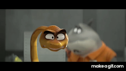 Mr. Snake Attacks Mr. Wolf on Make a GIF