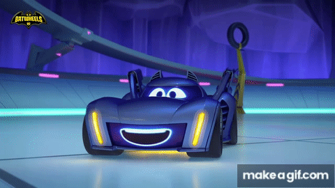 Bam the Batmobile on Make a GIF