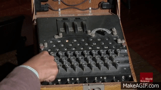 The Enigma Machine Explained on Make a GIF