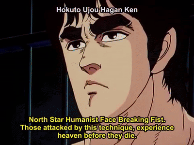North Star Humanist Face Breaking Fist! by Toki on Make a GIF