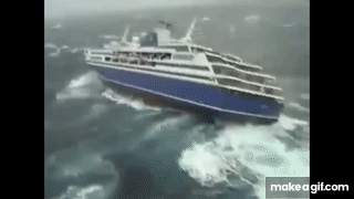 Top 5 Cruise Ships in Heavy Seas on Make a GIF
