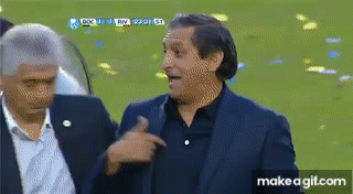 Ramón Díaz: "Yo no me fui a la B" on Make a GIF
