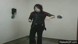 Gerard Way iPod Dance on Make a GIF
