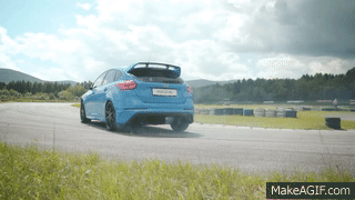 FORD FOCUS RS in Action 2016 on Make a GIF