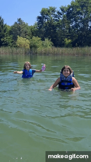 Swim fun on Make a GIF