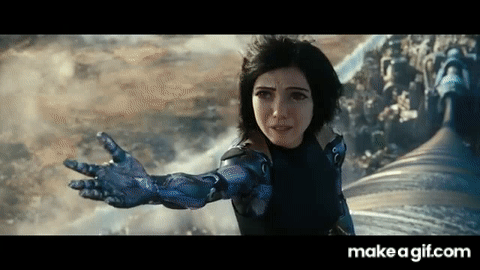 Hugo's Death...Alita Battle Angel [4K] on Make a GIF