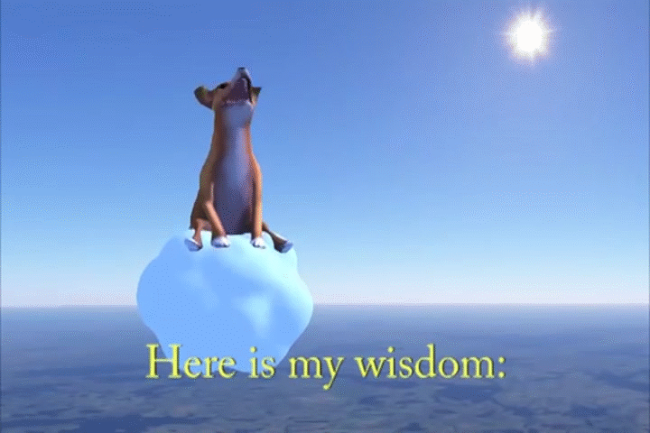 Dog of Wisdom on Make a GIF