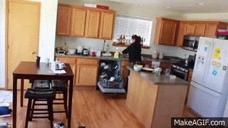 house cleaning routine on Make a GIF