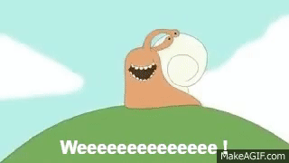 Weee, hahaha, oh. on Make a GIF